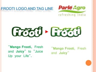 Frooti ppt | PPTX