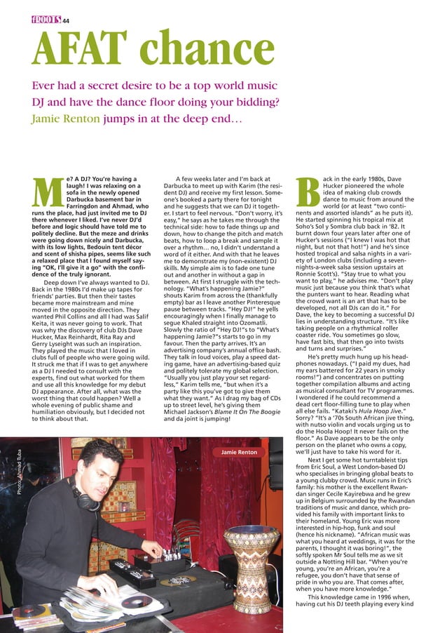 fRoots World Music DJs | PDF