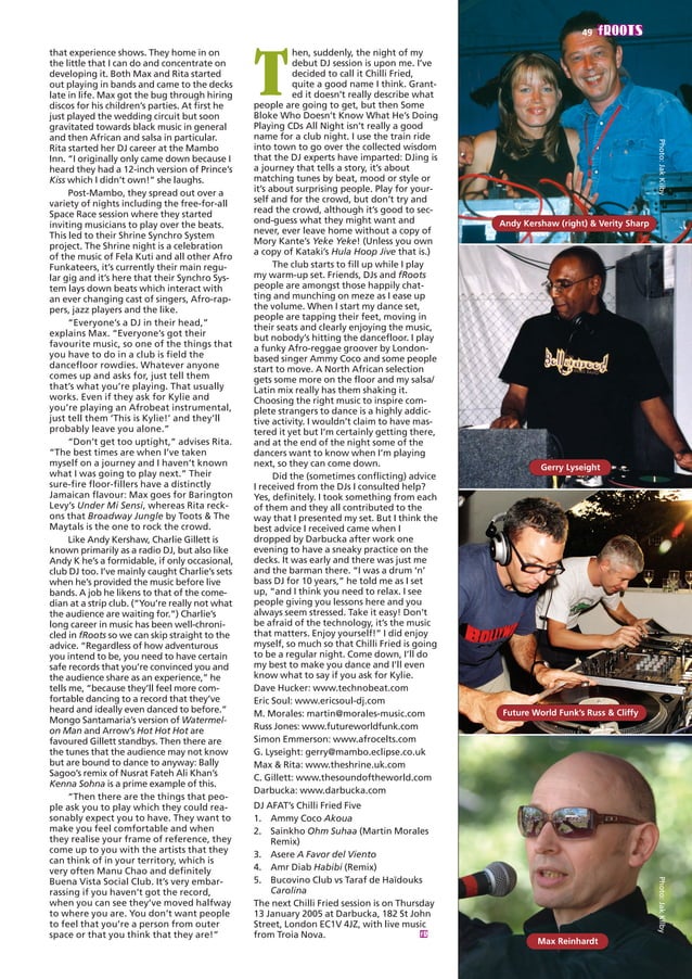 fRoots World Music DJs | PDF