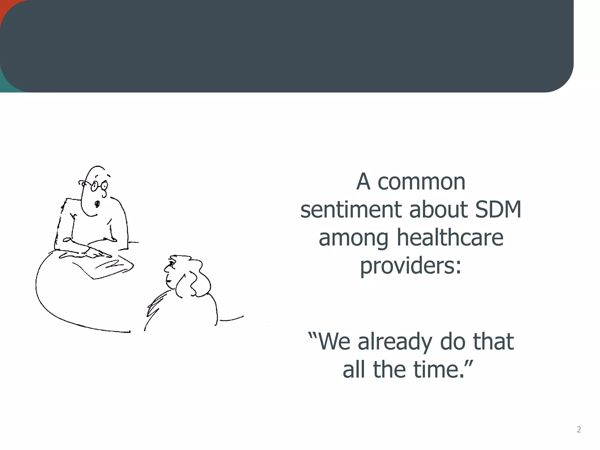 Dominick Frosch, Many Miles to Go……Implementing Shared Decision Making in Routine Practice | PPT