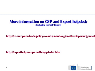 Frosio - EU Generalised Scheme of Preferences (en) | PPT