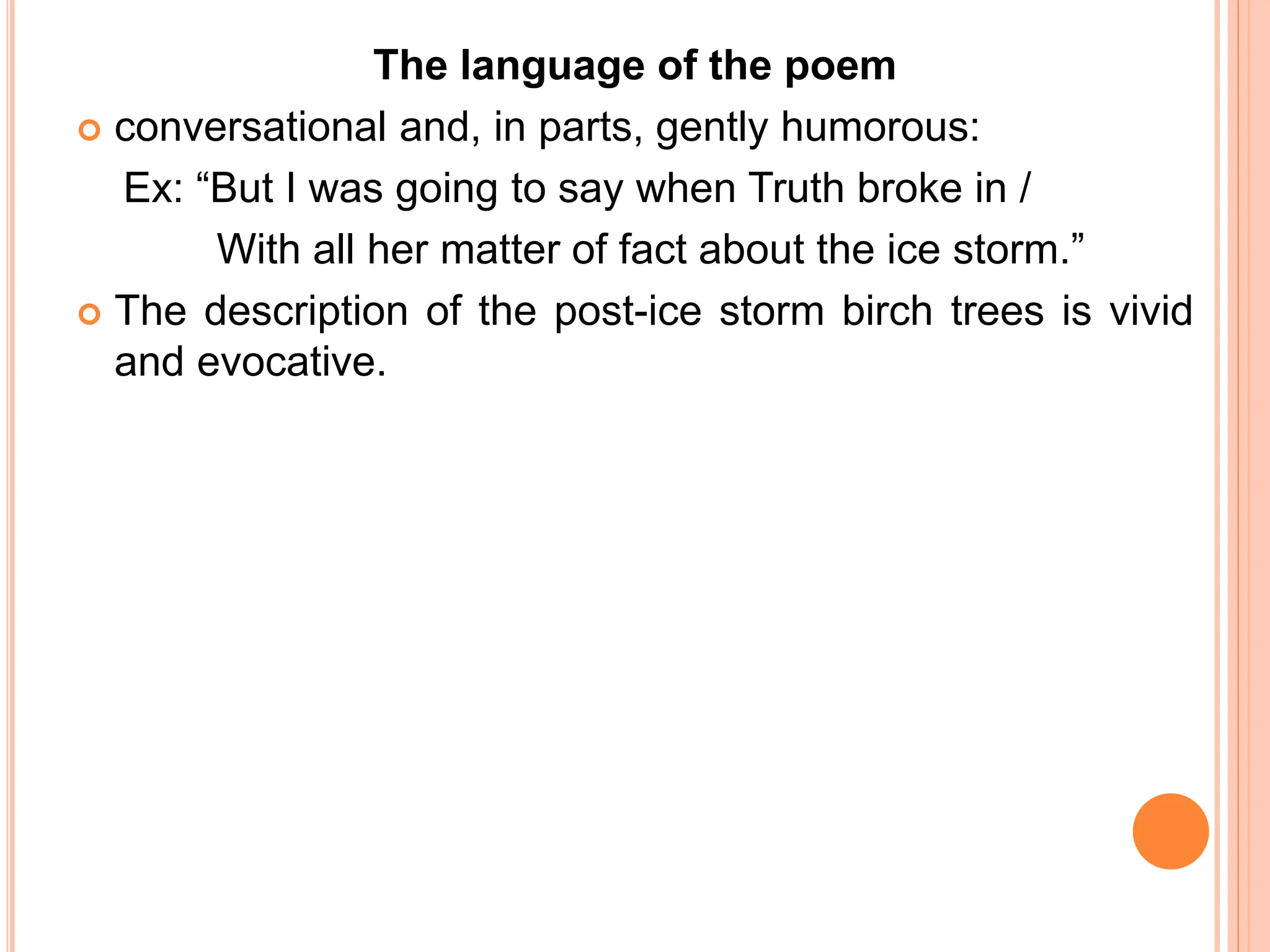 Robert Frost's Famous Poem Design: A Sonnet | PPT