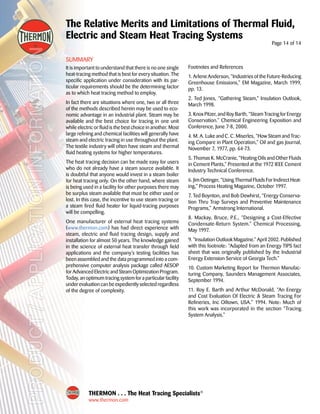 Heat Tracing Frost Protection Cable General Information | PDF