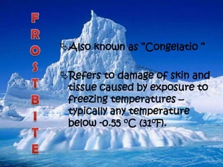 FROSBITE | PPTX
