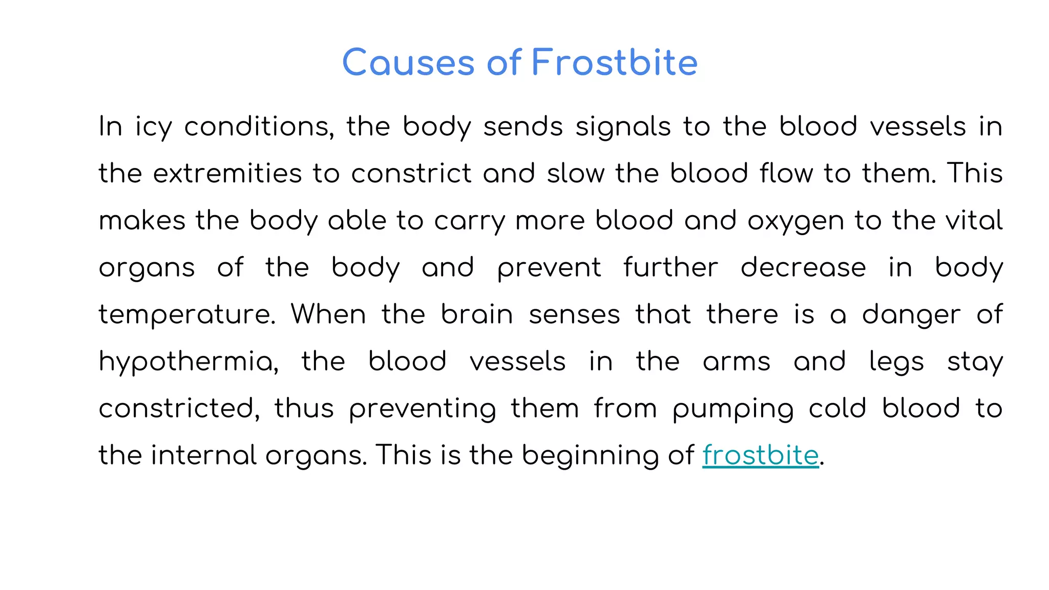 Frostbite | PDF