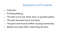 Frostbite | PDF