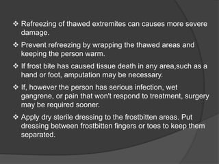 Frost bite | PPTX