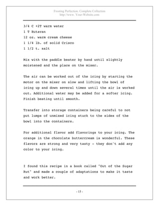 Frosting Perfection | PDF