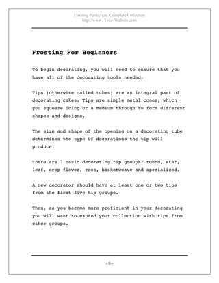 Frosting Perfection | PDF
