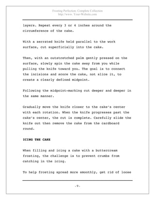 Frosting Perfection | PDF