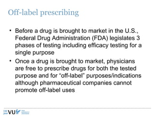 Using Patient Reported Outcomes to Inform Offlabel Prescribing | PPT