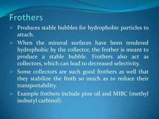 Froth floatation | PPTX