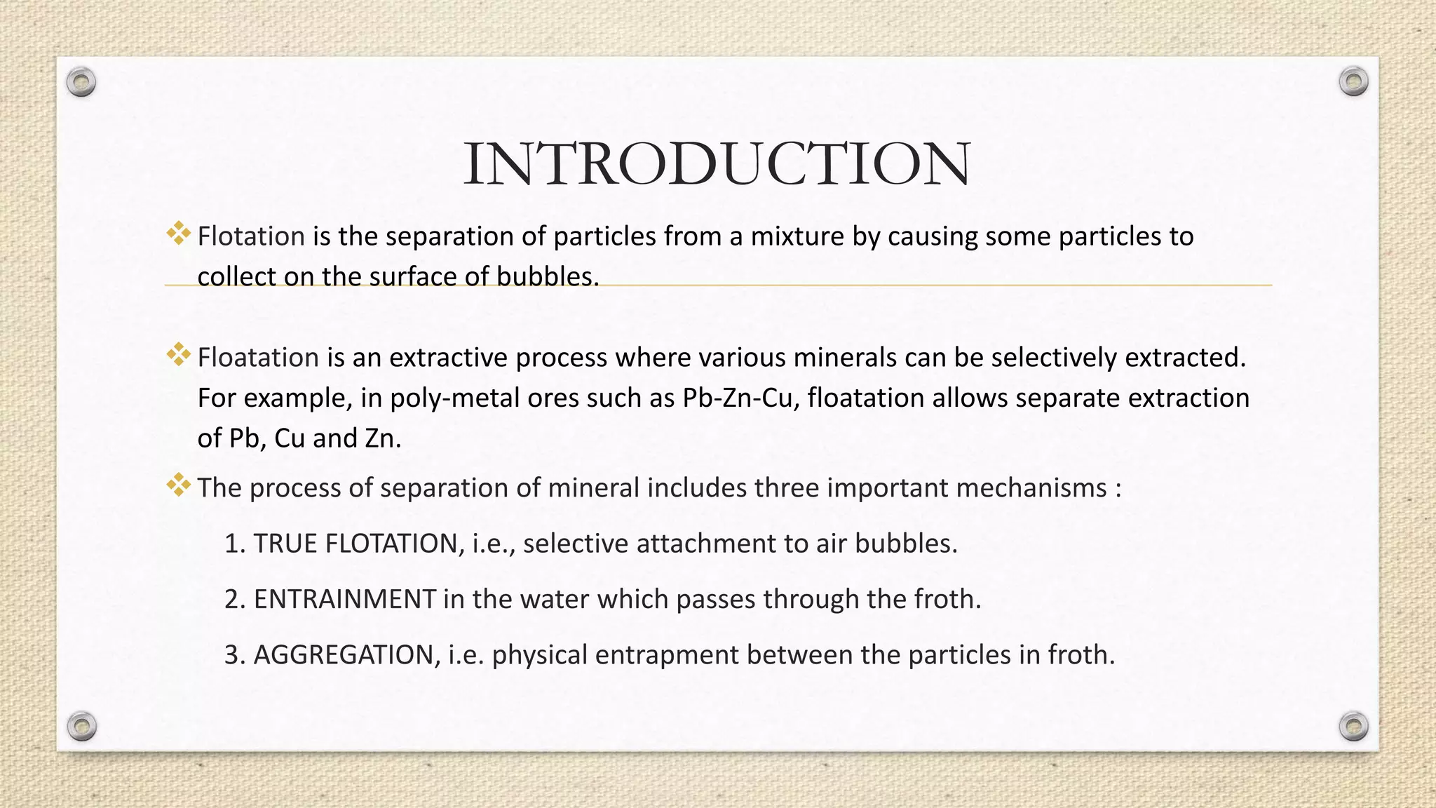 Froth+flotation | PPTX