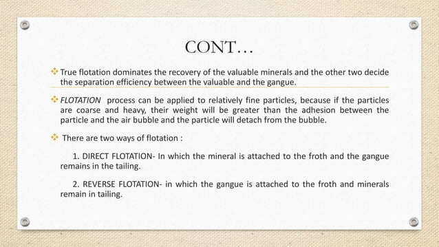 Froth+flotation | PPTX | Chemistry | Science