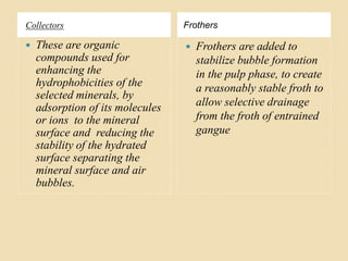 Froth flotation | PPTX