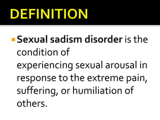 Frotteurism and Pedophilia.report | PPTX