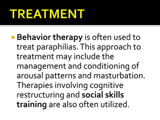 Frotteurism and Pedophilia.report | PPTX