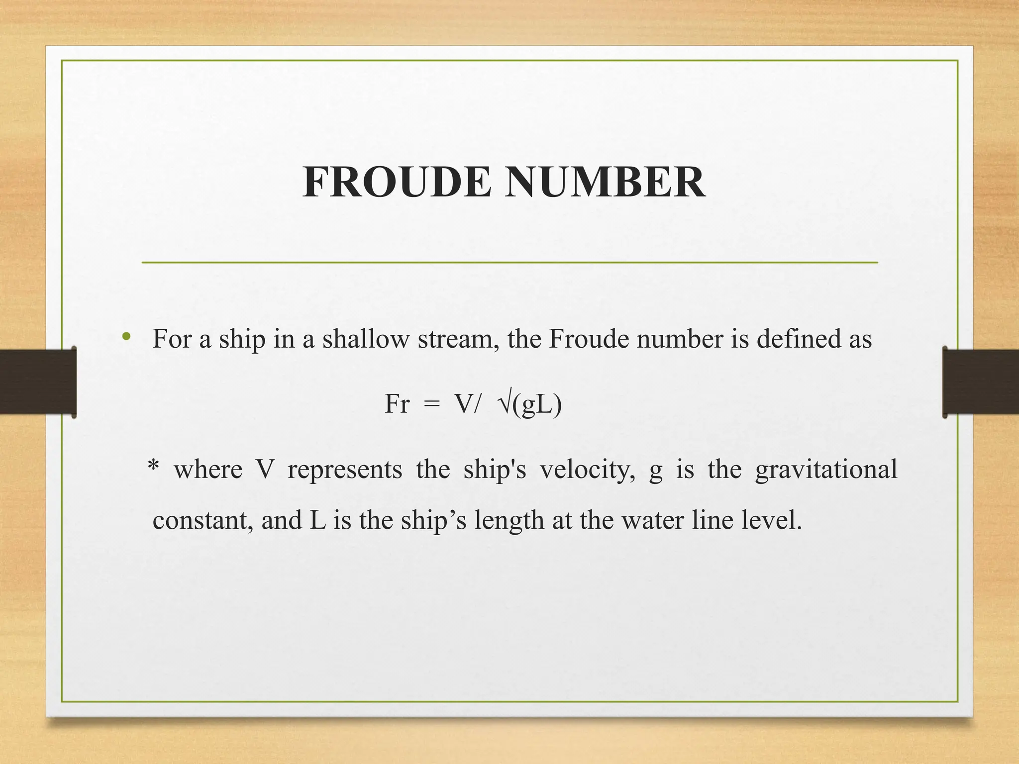 Froude Number in Hydraulics and hydraulic machinary.pptx