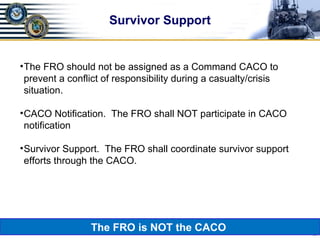 Family Readiness Officer Training Presentation | PPT