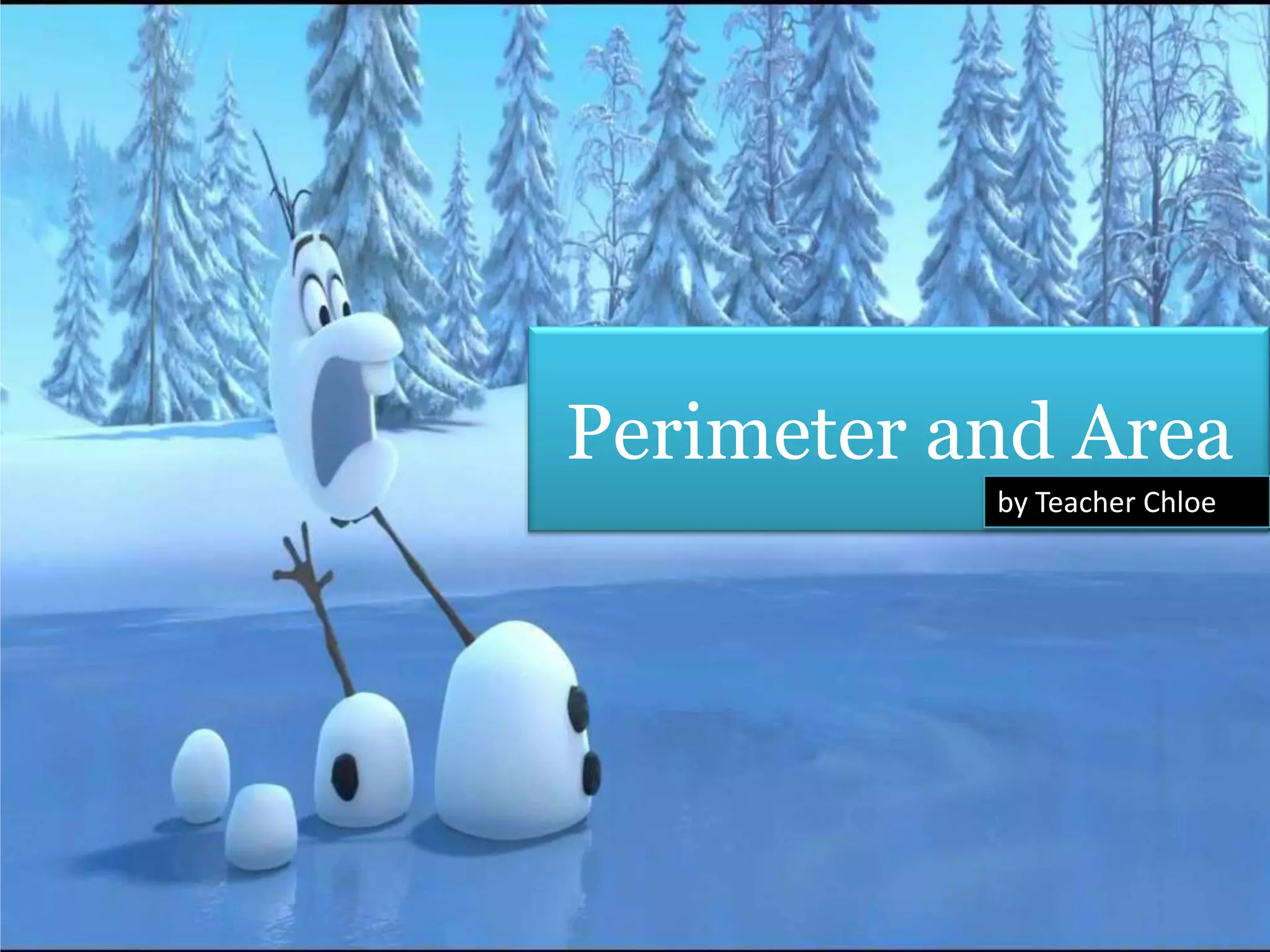 Area and Perimeter Frozen Ppt | PPTX | Physics | Science