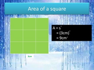 Area and Perimeter Frozen Ppt | PPTX