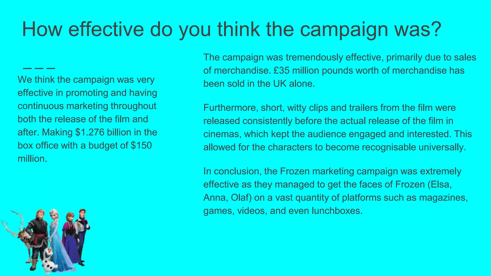 Frozen marketing | PPTX
