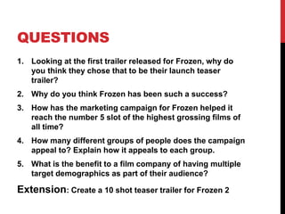 Frozen Marketing Case Study | PPTX