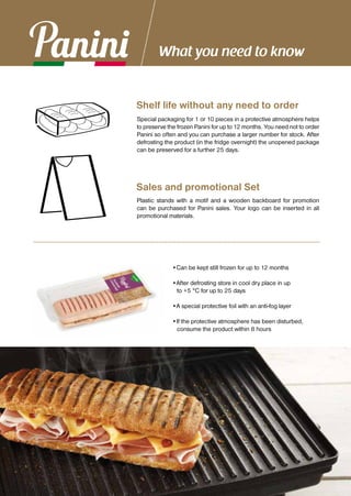 Frozen panini | PDF | Barbecues and Grilling | Food & Drink