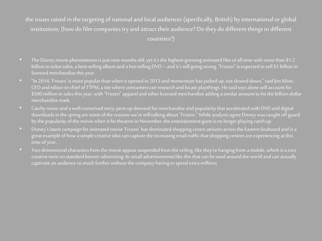 Frozen powerpoint | PPTX