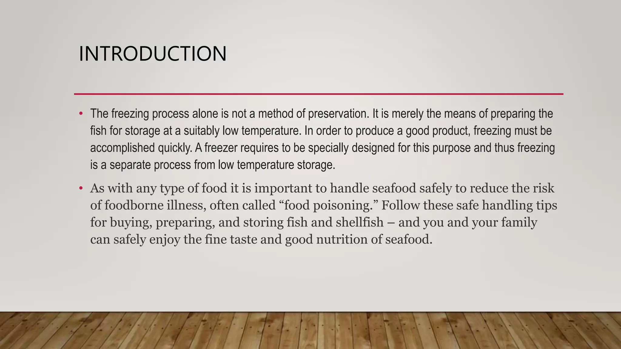 Frozen process of fish.pptx