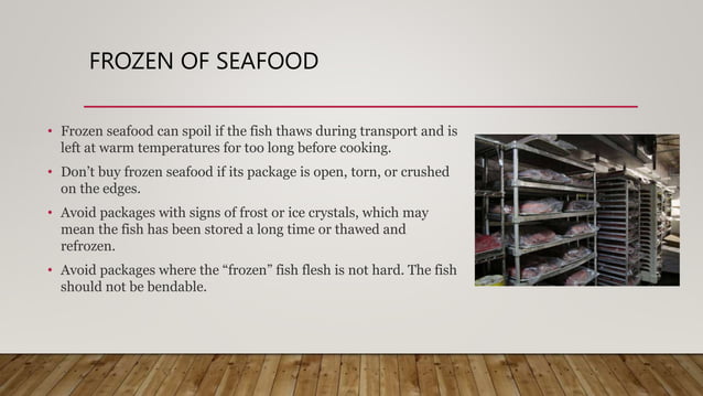 Frozen process of fish.pptx | Chemistry | Science