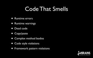 Frozen rails 2012 - Fighting Code Smells | PPT