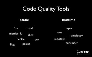 Frozen rails 2012 - Fighting Code Smells | PPT