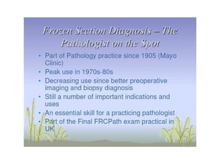 Frozen section | PPT
