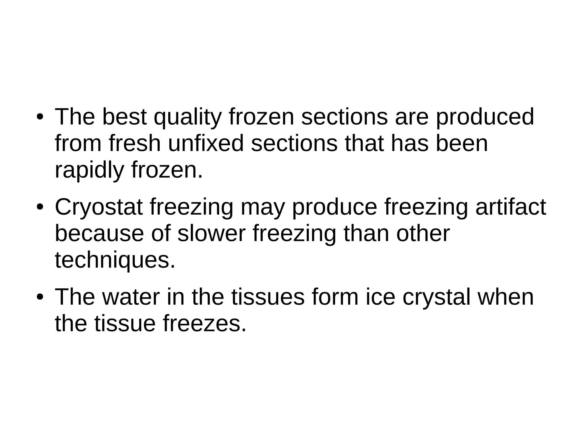Frozen section | ODP