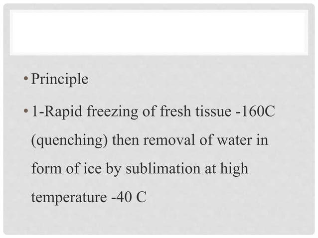 Frozen section and cryostat | PPTX