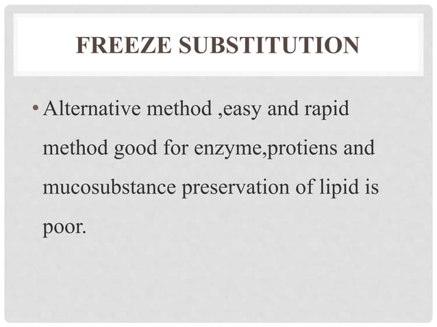 Frozen section and cryostat | PPTX