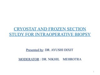FROZEN SECTION ppt in which method is described in detail | PPTX