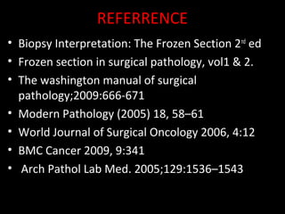 Frozen section overview and application | PPT