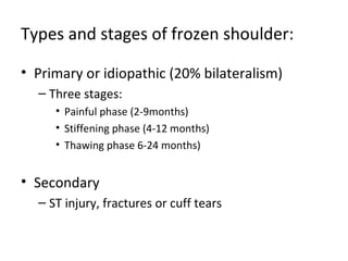 Frozen Shoulder | PPT