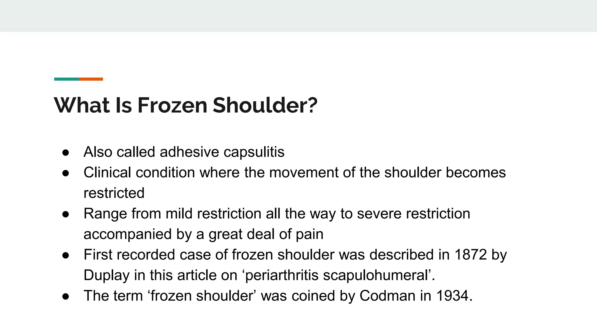 Frozen shoulder dr vivek baliga review | PPTX | Physical Therapy | Wellness