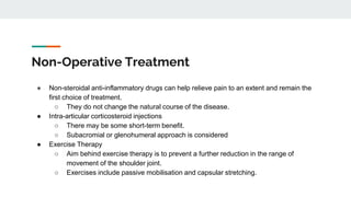 Frozen shoulder dr vivek baliga review | PPTX | Physical Therapy | Wellness