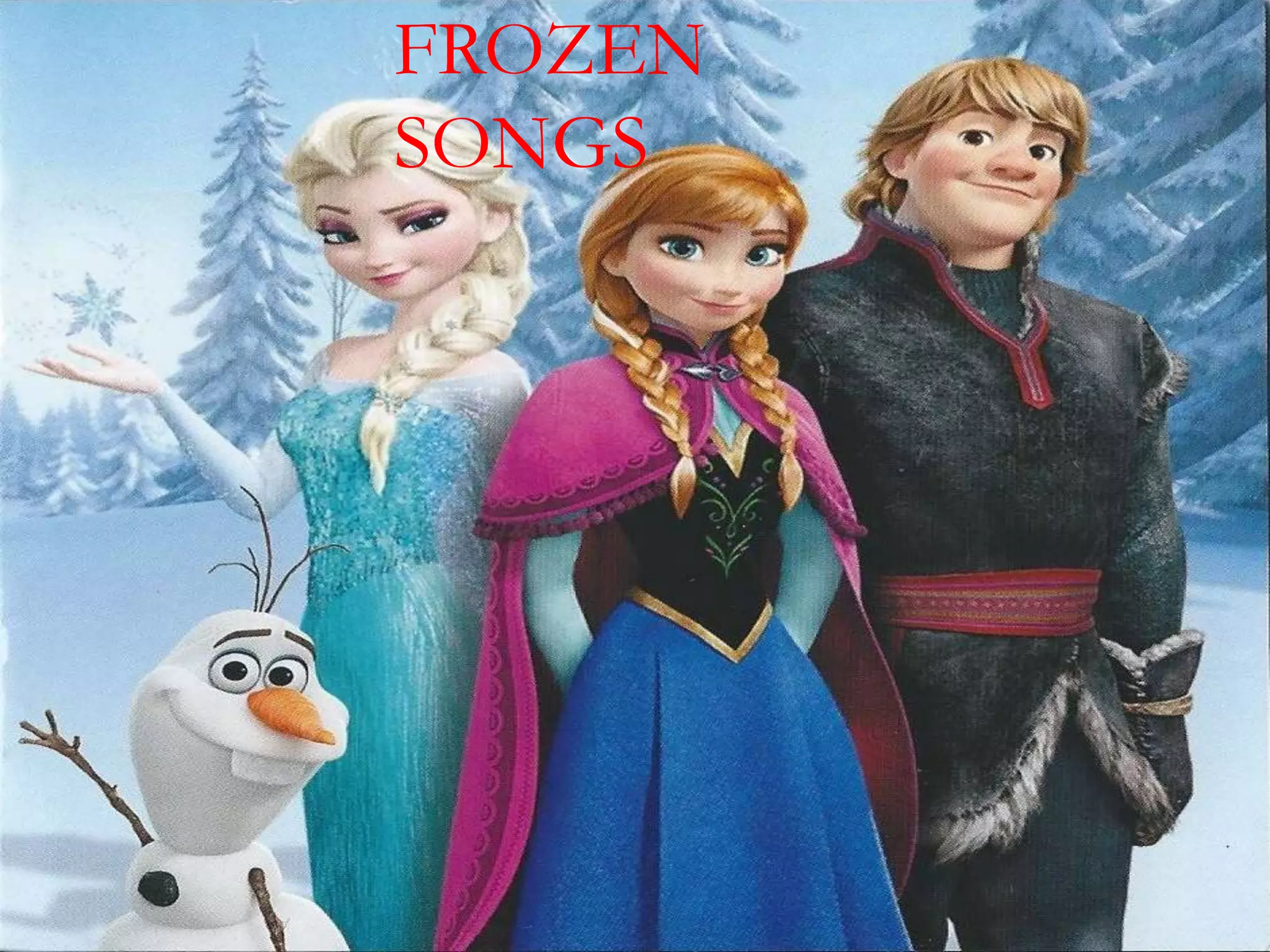 Frozen songs | PPTX