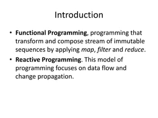 Functional Reactive Programming (FRP) | PPT