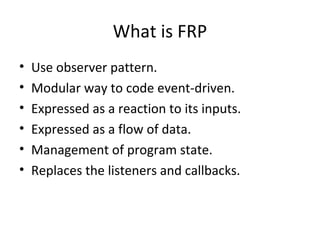 Frp | PPT | Web Development | Internet