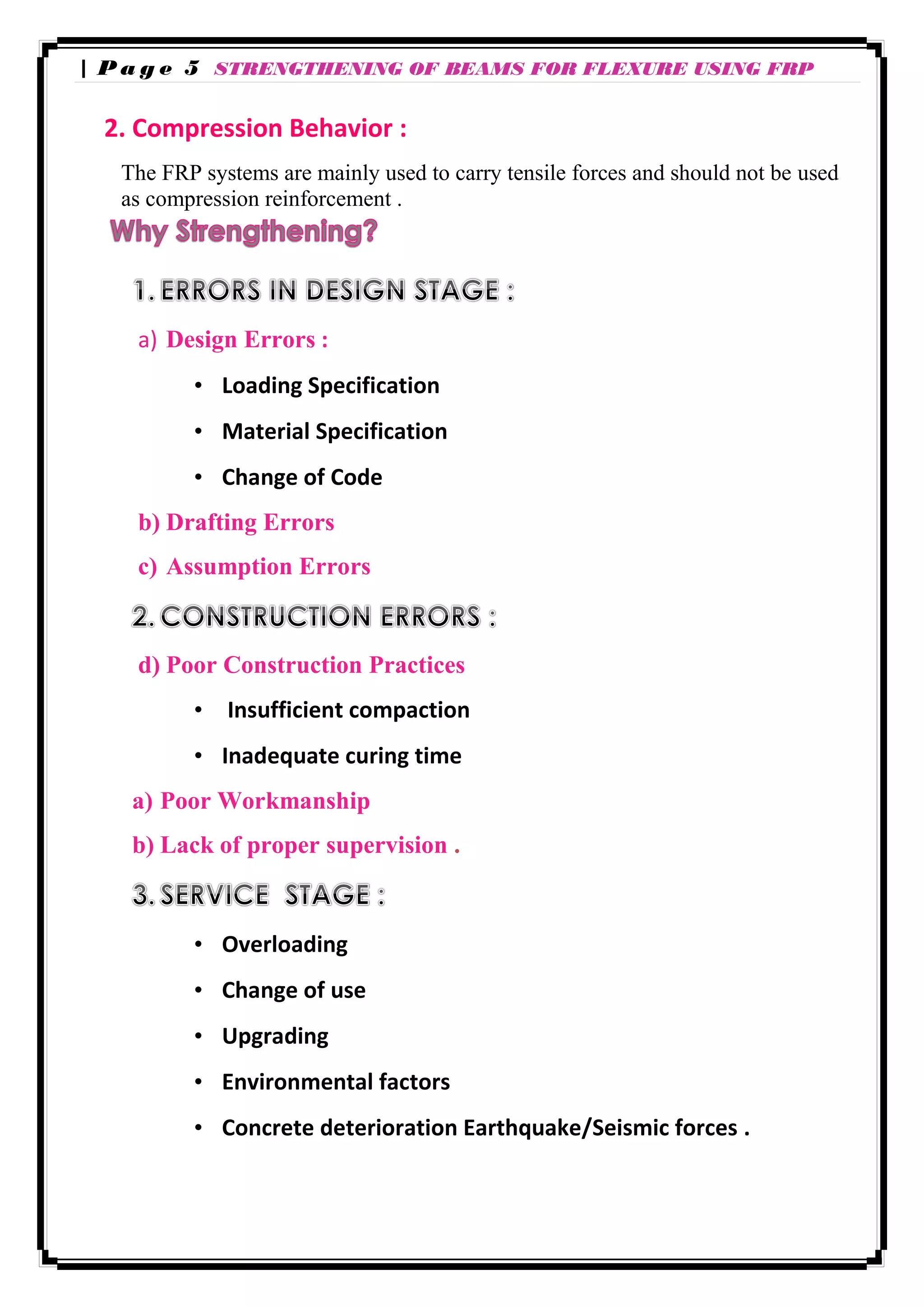 FRP according to Egyptian FRP code | PDF