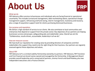 FRP Advisory | PPTX