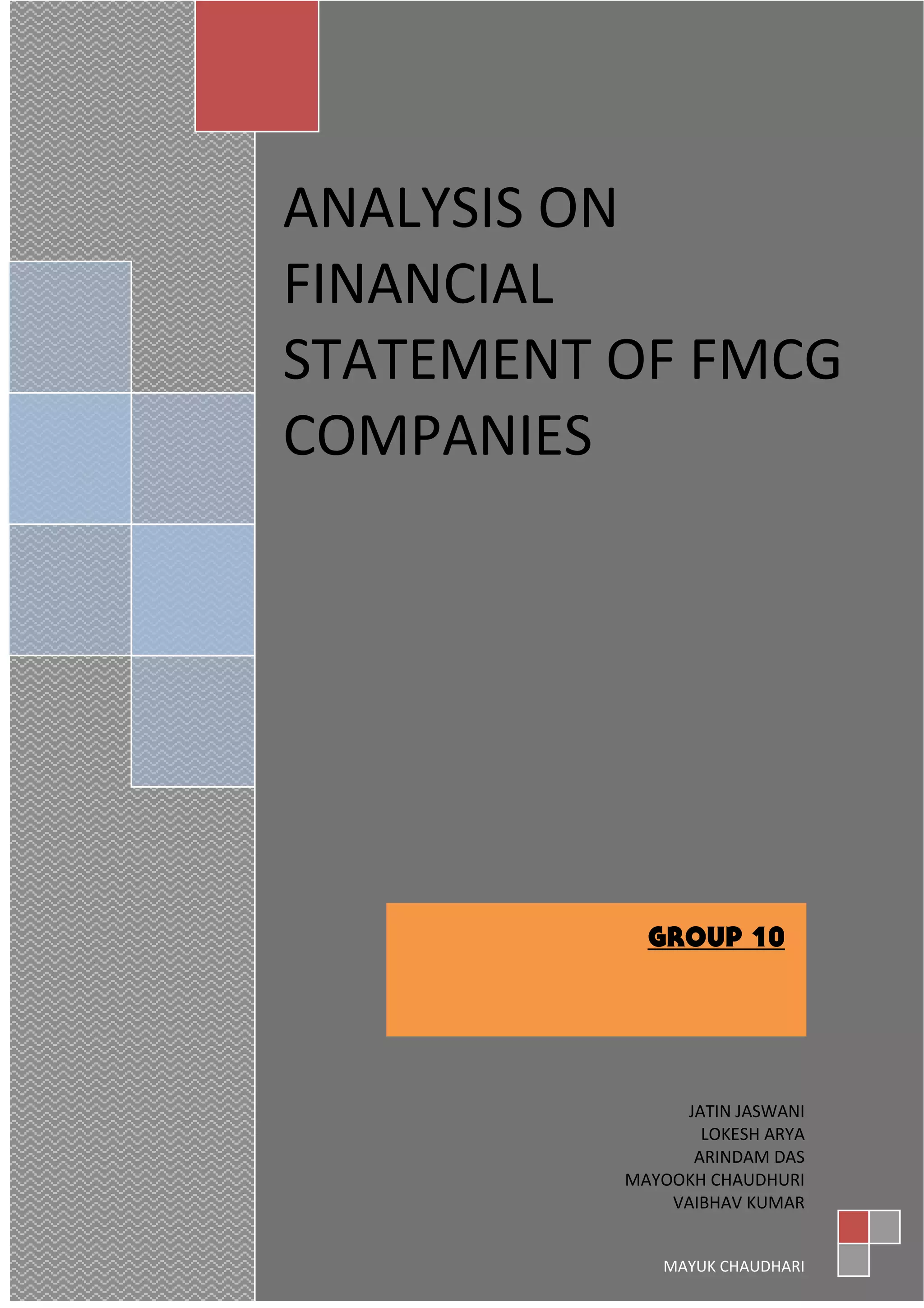 FMCG Industry Analysis | DOC | Economy | Business and Finance