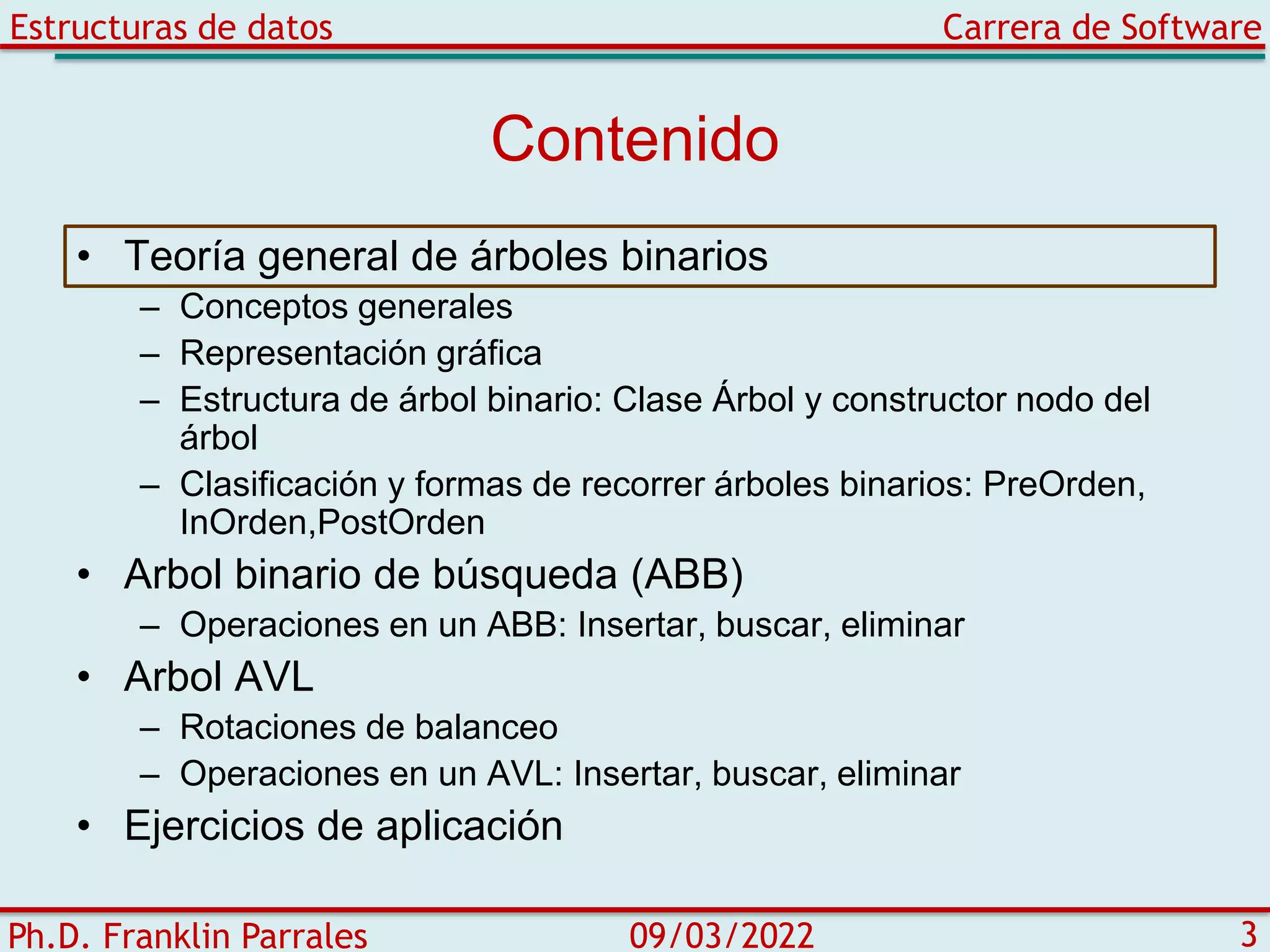ED Unidad 4: Estructuras de datos no lineales (árboles) | PDF