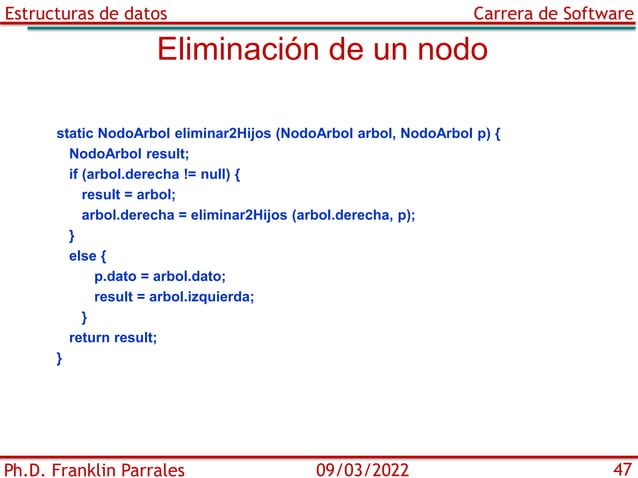 ED Unidad 4: Estructuras de datos no lineales (árboles) | PDF